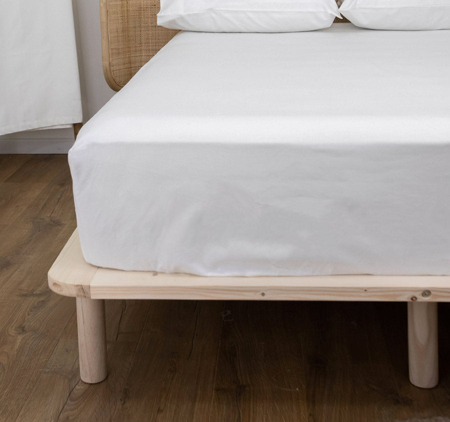 Heavy Hotel Grade 185GSM Cotton Mega Fitted Sheet Range White – The ...